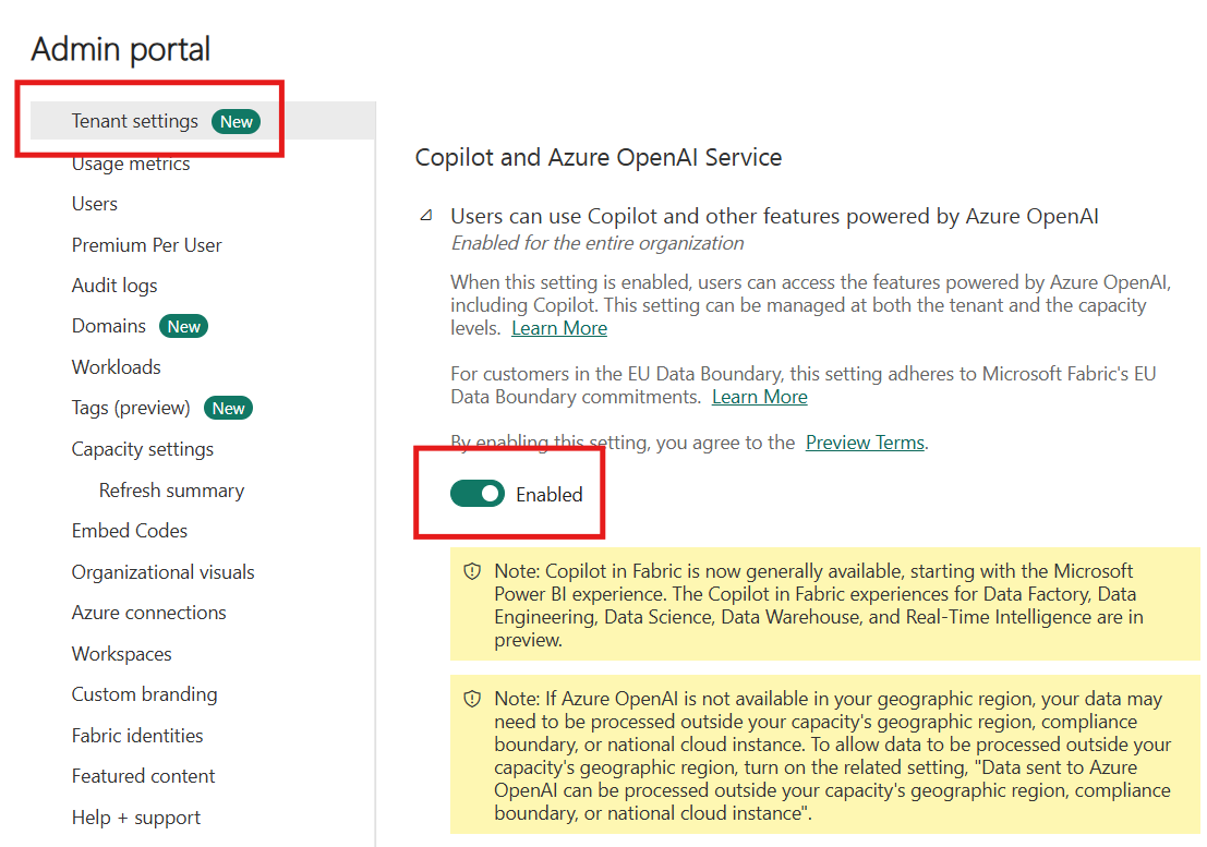 Enable Power BI Copilot: Availability and Trial Options